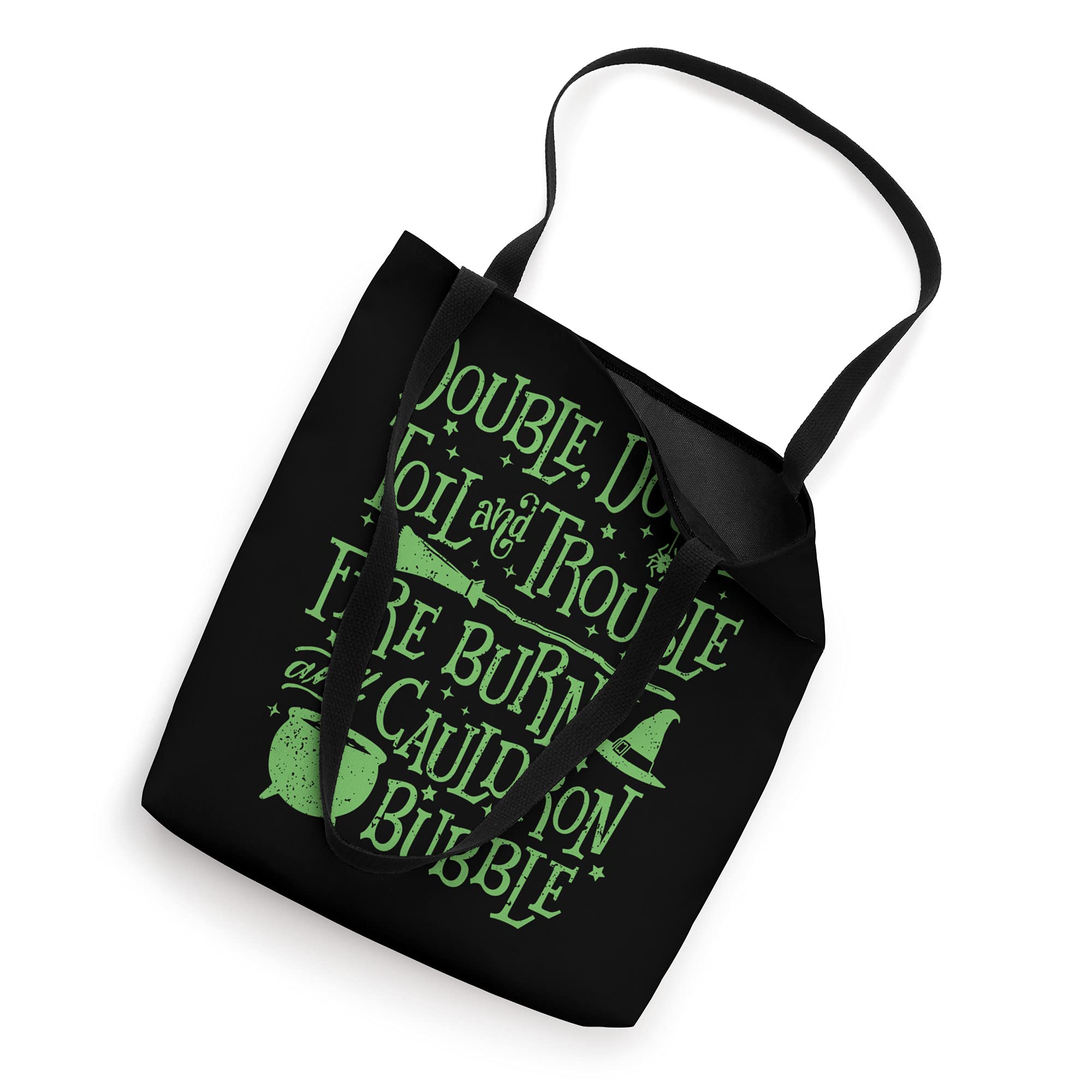 Double Double Toil and trouble, Shakespeare Quote Halloween Tote Bag