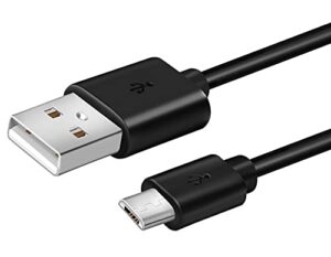 6ft long micro usb power charge cable wire for old amazon kindle paperwhite, old oasis & kindle kids 2020 & older, 2018 8th gen & older fire hd (not for 2021& newer kindles or fire hd. see pictures.)