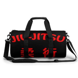 funnystar jiu-jitsu gym bag for women and men travel duffel bag for sports print gymbag