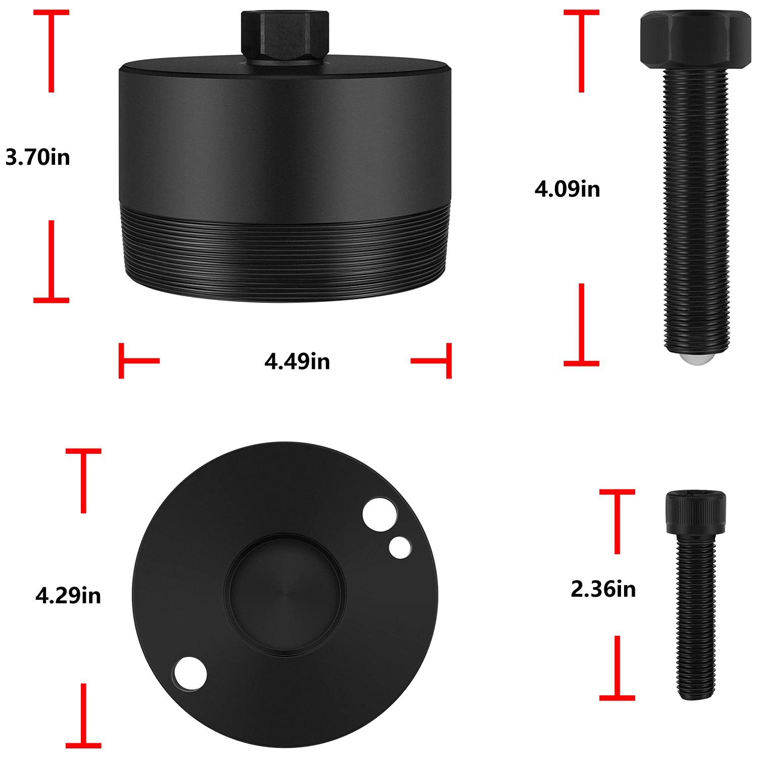 303-1513 Rear Crankshaft Seal Remover Tool Fits for Ford Super Duty F-250, F-350, F-450, F-550, F-650/750 equipped with 6.7 L Power stroke Diesel Model, Replace ST-148, 4 pcs