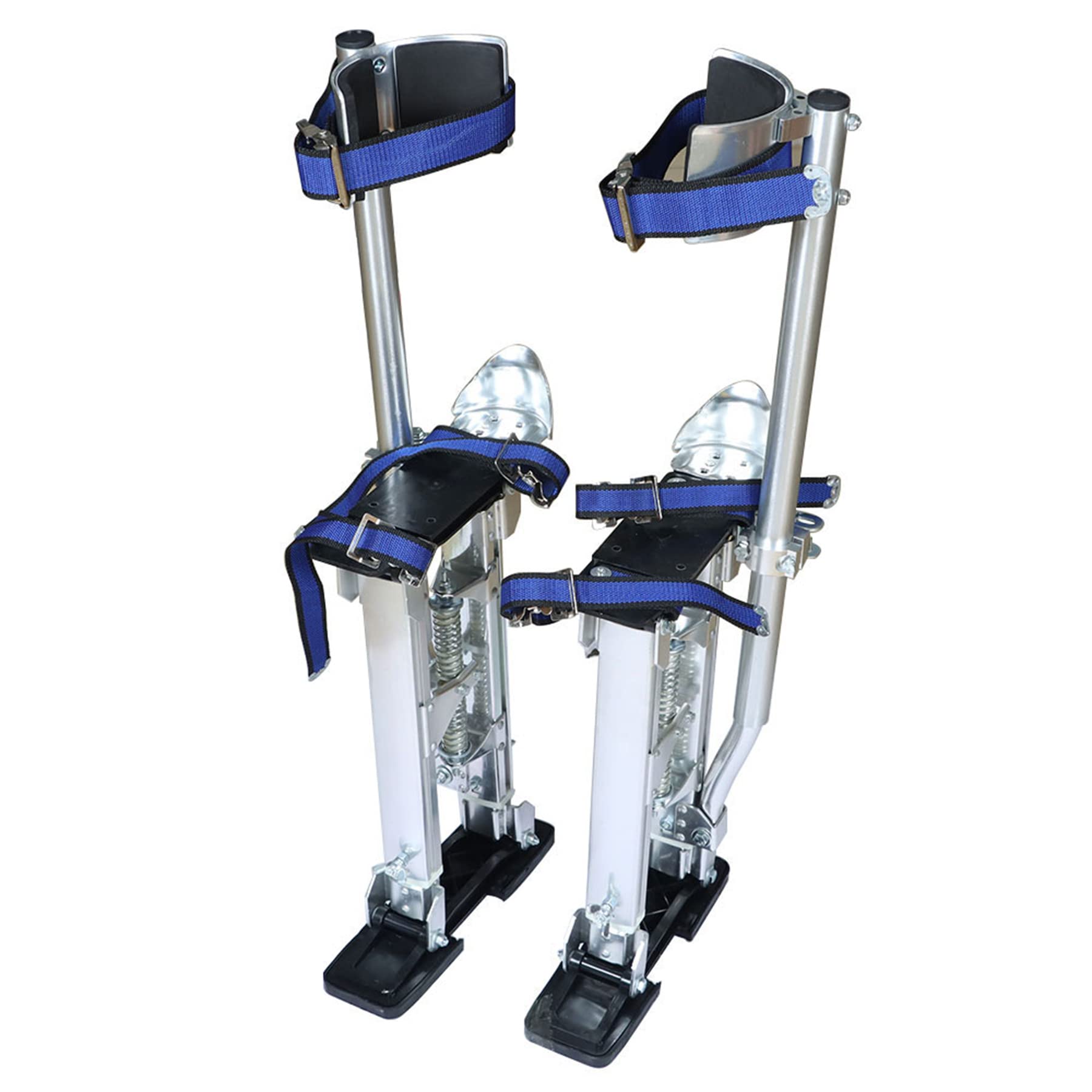 marddpair Drywall Stilts 18-30 inch Grade Adjustable Auminum Tool Stilt for Painting or Cleaning - Silver