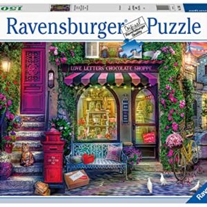 Ravensburger 17136 Love Letters Chocolate Shop 1500 Piece Jigsaw Puzzle for Adults & Kids Age 12 Years Up, Multicolour