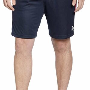 adidas Mens 3 Stripe Shorts with Zipper Pockets (Legend Ink/White, 2X-Large)