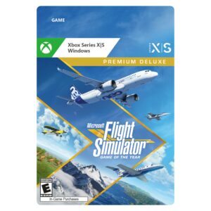 microsoft flight simulator: premium deluxe game of the year edition – xbox & windows [digital code]