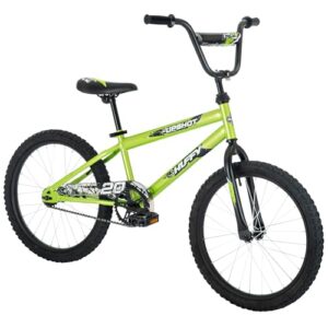 huffy upshot 12/16/20 inch boy's bike for kids, multiple color options available, removable training wheels, bmx design, designed for growth, durable construction, quick connect assembly