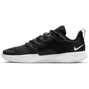 Nike Men's Hard Court Tennis Shoes, Black White, 42.5 EU