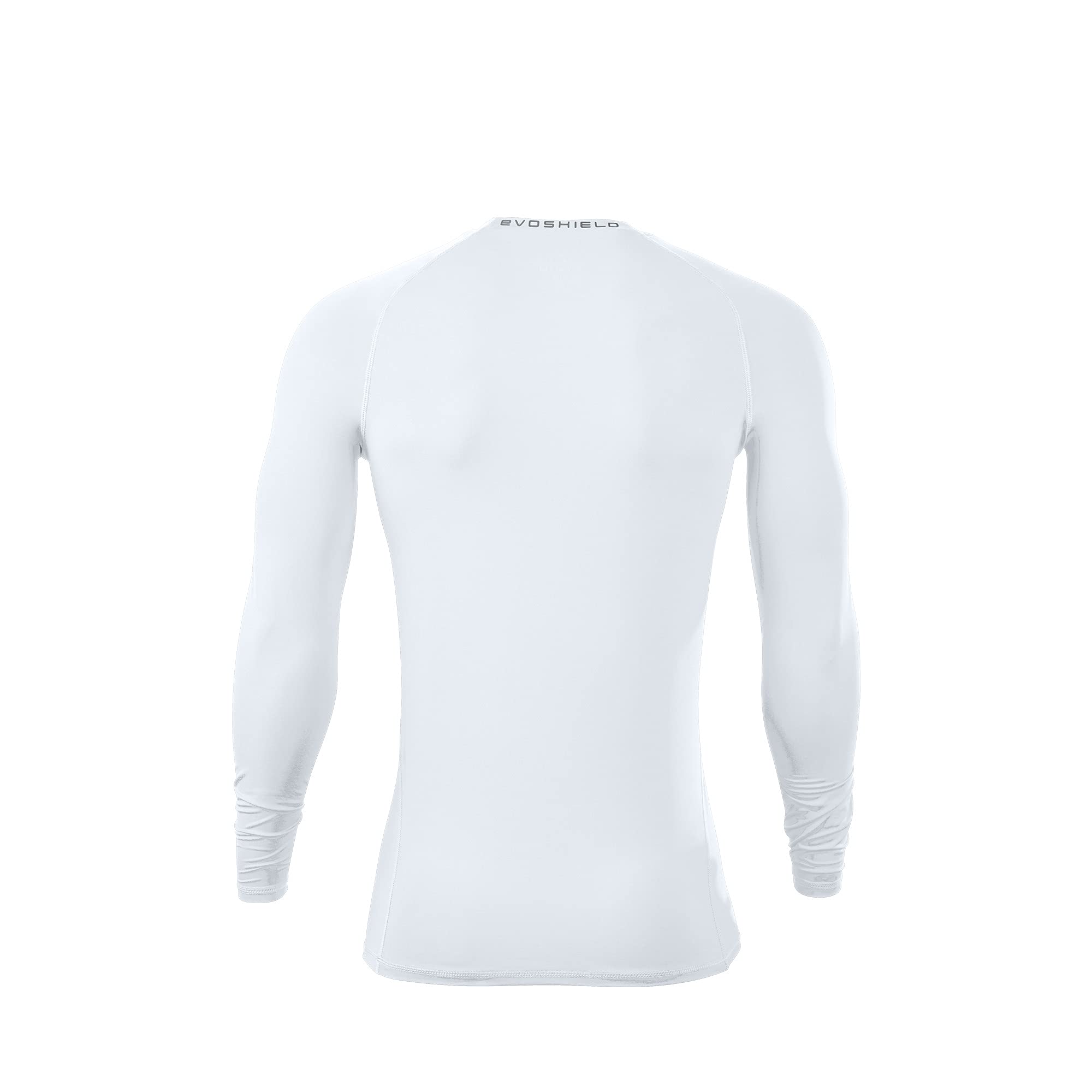 EvoShield Men's Standard Long Sleeve, Team White, Medium