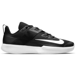 Nike Men's Hard Court Tennis Shoes, Black White, 42.5 EU