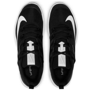 Nike Men's Hard Court Tennis Shoes, Black White, 42.5 EU