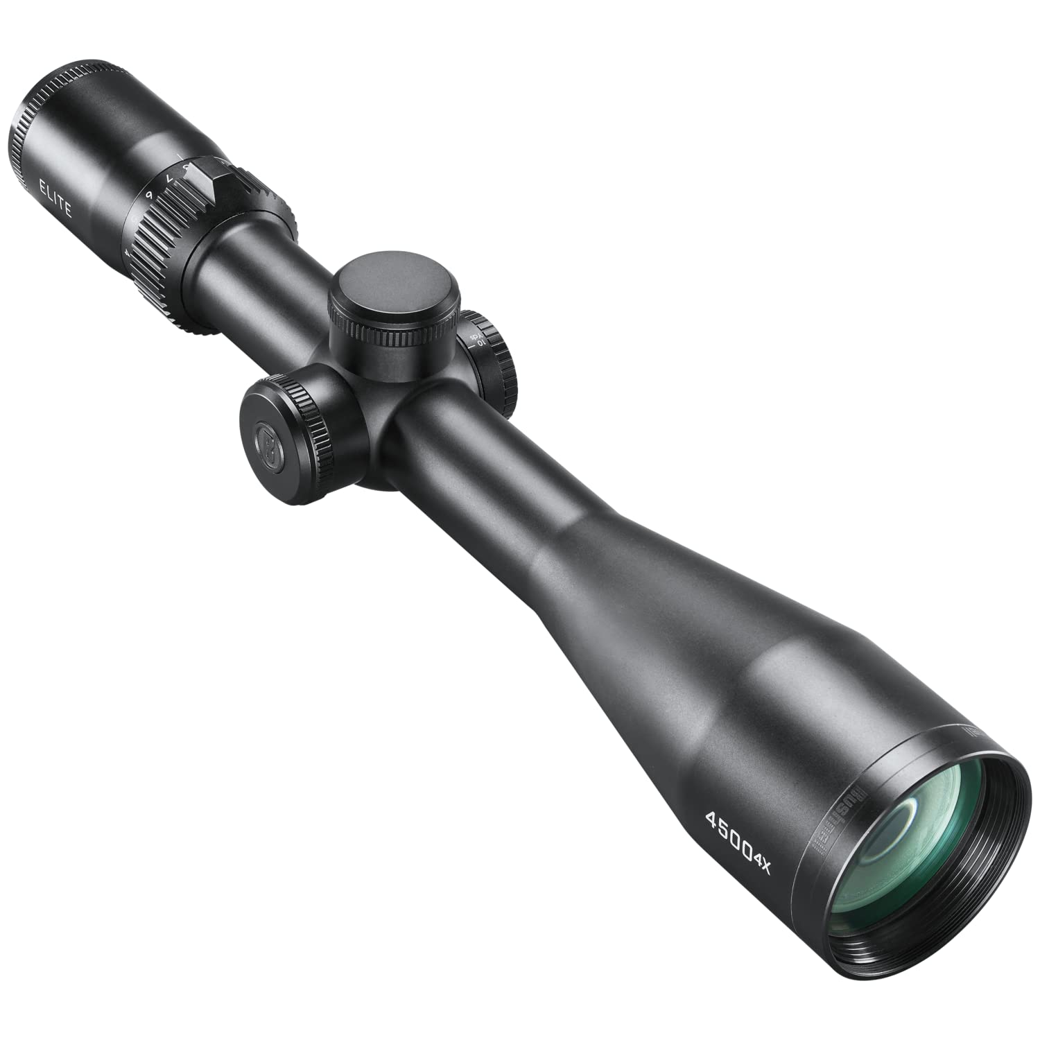 Bushnell Elite 4500 4X 4-16x50 Hunting Riflescope - Crisp Image Clarity, Durable Aircraft-Grade Aluminum, Second Focal Plane, Capped Turrets and Multi-X Reticle