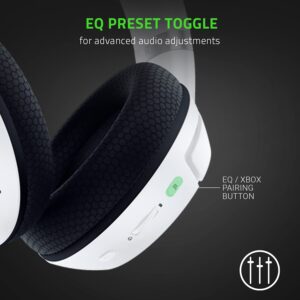 Razer Kaira Pro Wireless Gaming Headset for Xbox: TriForce Titanium 50mm Drivers - Supercardioid Mic - Dedicated Mobile Mic - EQ Pairing - Xbox Wireless & Bluetooth 5.0 - White