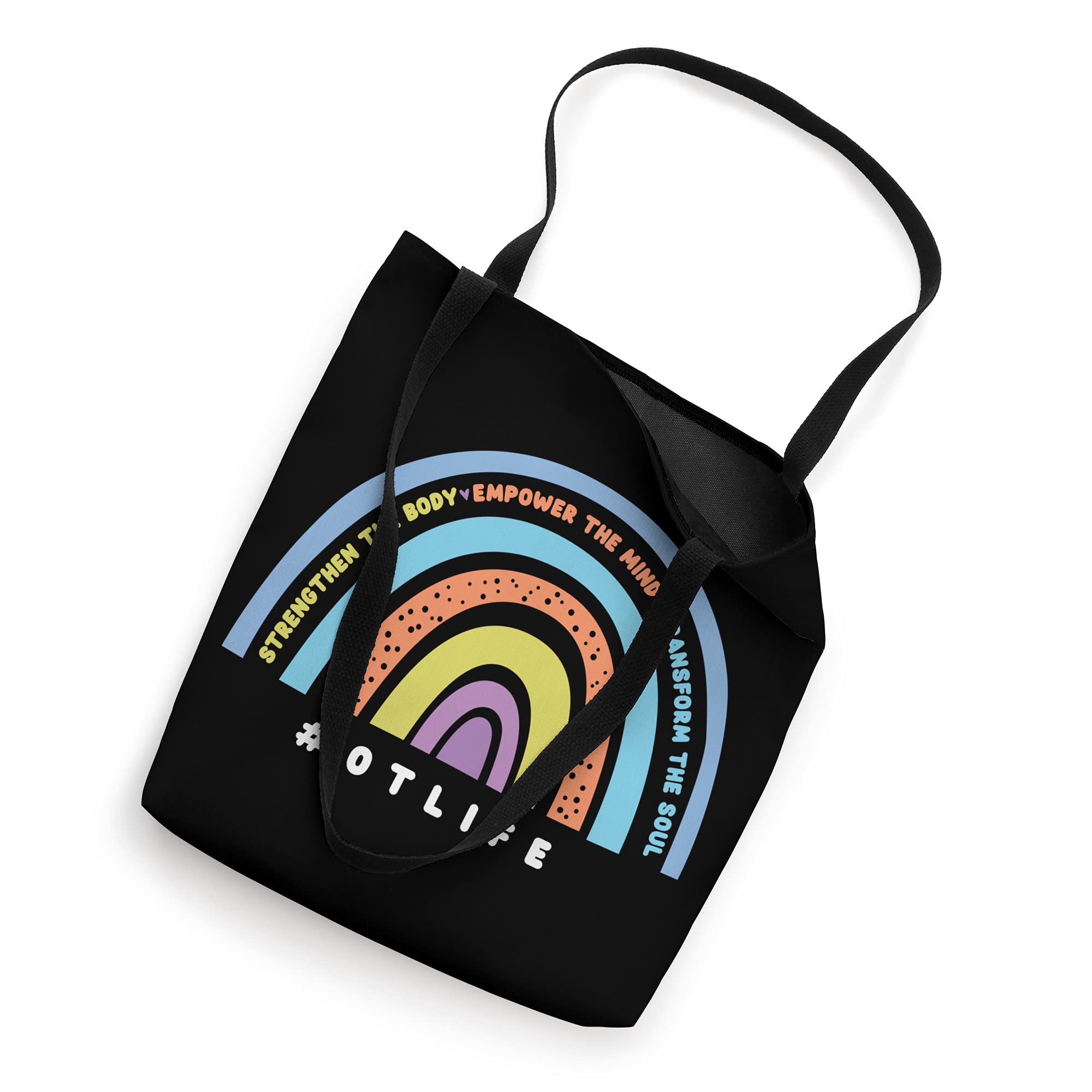 OT Occupational Therapy Life Rainbow Occupational Therapist Tote Bag