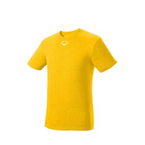 evoshield men's standard short sleeve, light gold, medium