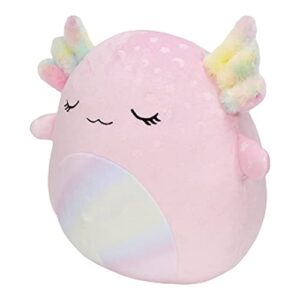 Squishmallows Official Kellytoy 14 Inch Soft Plush Squishy Toy Animals (Cressida Axolotl Glow in The Dark)