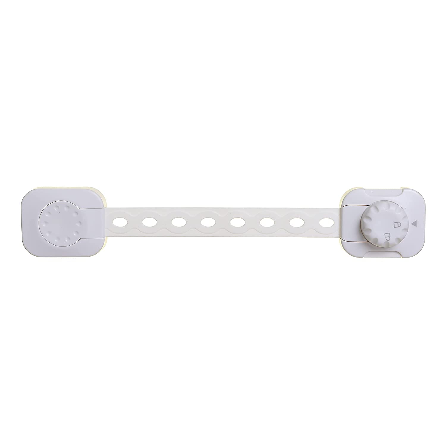 Dreambaby Twist 'N Lock Multipurpose Latch - Child Safety Locks - White - 6 Pack - Model L1435