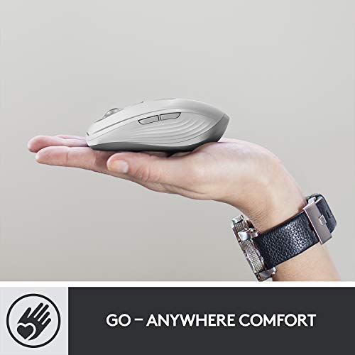 Logitech MX Anywhere 3 for Business – Wireless Mouse, Compact, Ultrafast, Any Surface Tracking, Rechargeable, Logi Bolt Technology, Bluetooth, Windows/Mac/iPad OS - Graphite