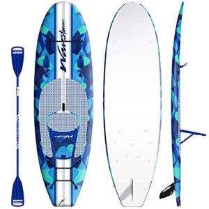 WAVESTORM 9ft6 SUP Kayak Hybrid Stand Up Paddleboard Foam Soft Top SUP for Adults and Kids of All Levels of Paddling Kayak,Blue