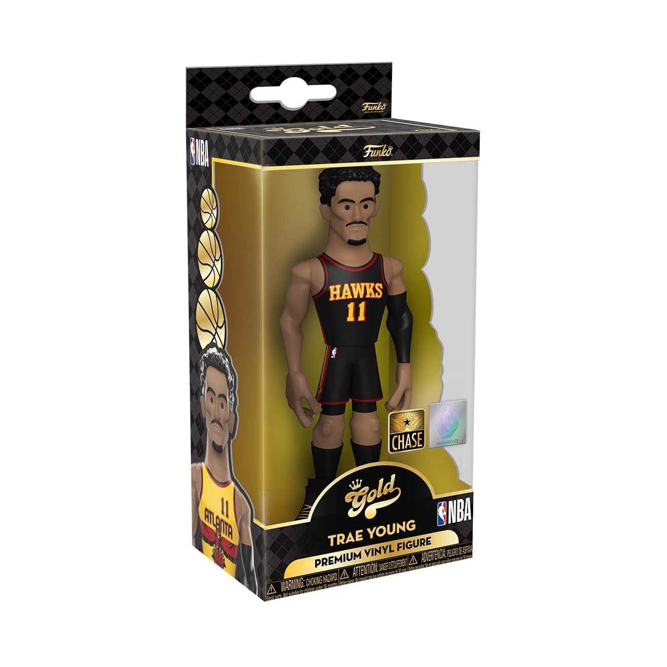 Funko Pop! Gold NBA: Hawks - Trae Young (Alternate Uniform) 5" with Chase (Styles May Vary)