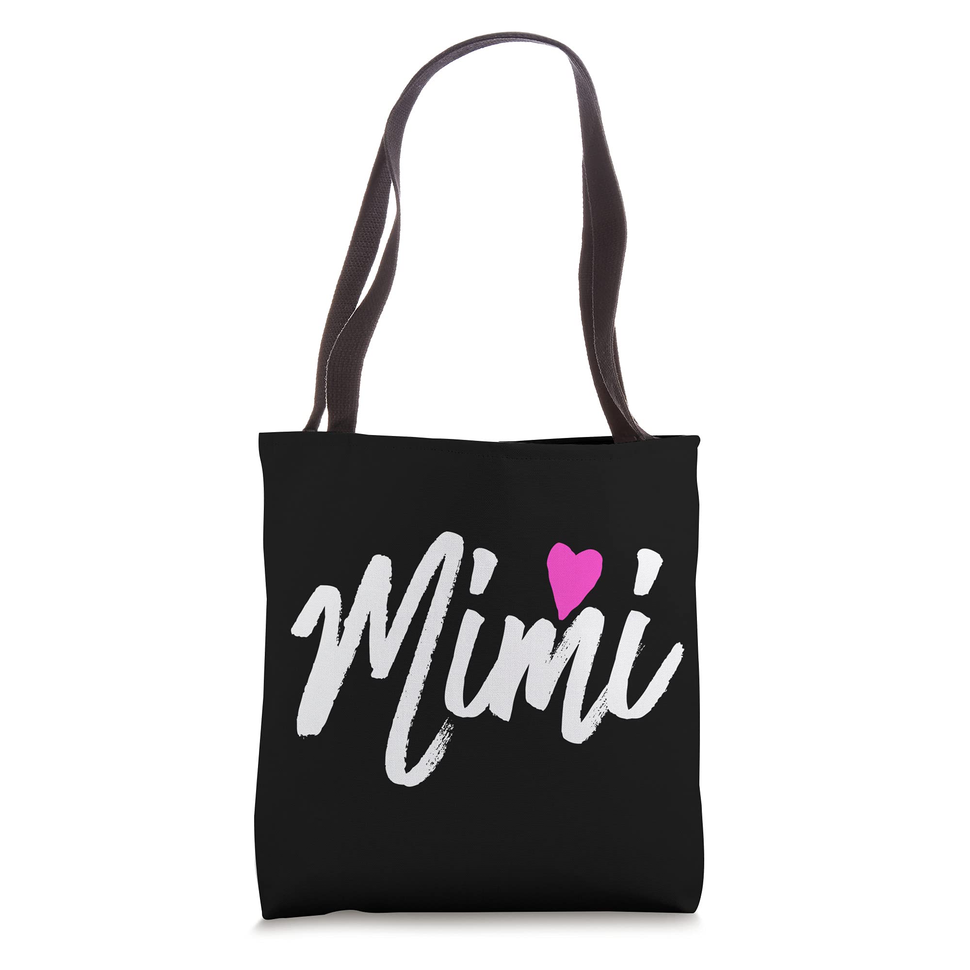 Mimi with Pink Heart Fun Grandmother Gift Tote Bag