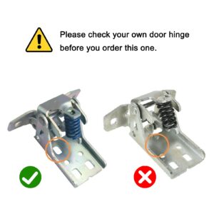 Upper Door Hinge for Front Door Left Driver Side Compatible with Dodge Ram 1500 2500 3500 4500 5500 Dakota Truck Door Parts 2002-2011 Replaces 55275631AB