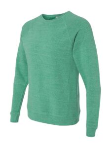 independent trading co. - special blend raglan sweatshirt - prm30sbc - xl - sea green