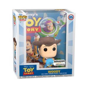 funko pop! vhs cover: disney - toy story, woody holding lenny (amazon exclusive)