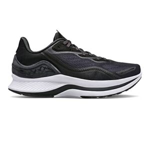 Saucony Men's Endorphin Shift 2 Running Shoe, Black/White Reflexion, 12