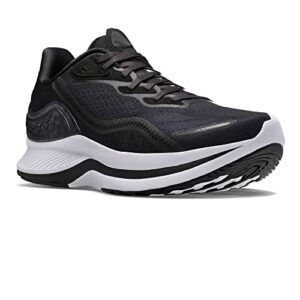 Saucony Men's Endorphin Shift 2 Running Shoe, Black/White Reflexion, 12