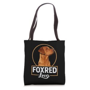 foxred lover redfox labrador retriever fox red tote bag