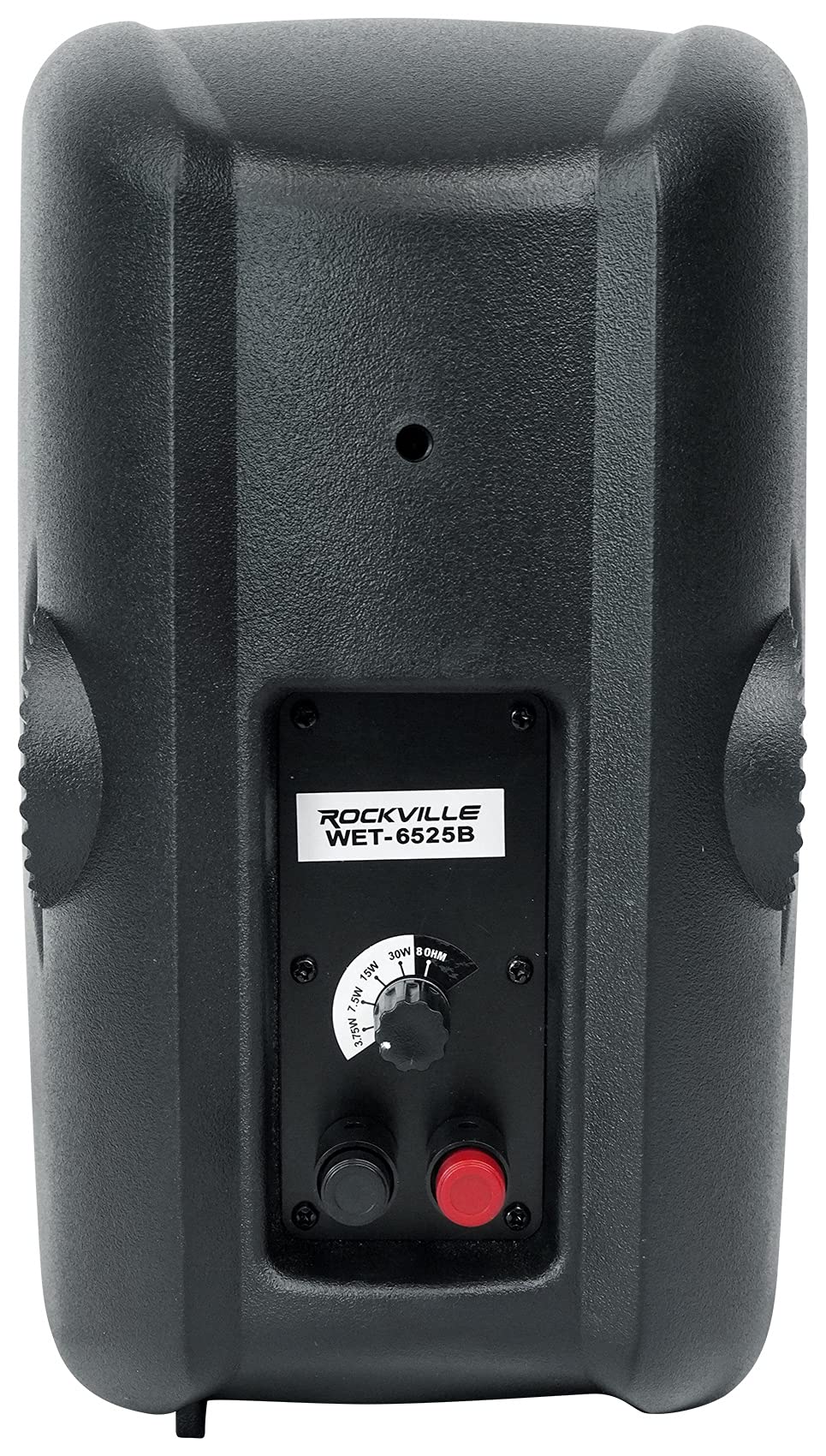 Rockville 2 WET-6525B 6.5" 70V Commercial Indoor/Outdoor Wall Speakers in Black