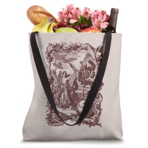 Memento Mori Skeleton Angel Death Goth Witchy Dark Academia Tote Bag