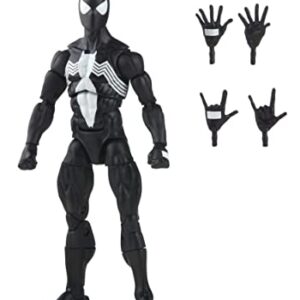 Spider-Man Marvel Legends Series 6-inch Symbiote Action Figure Toy, includes 4 Accessories: 4 Alternate Hands