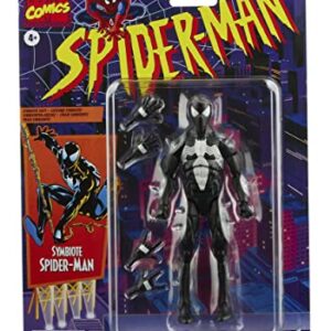 Spider-Man Marvel Legends Series 6-inch Symbiote Action Figure Toy, includes 4 Accessories: 4 Alternate Hands