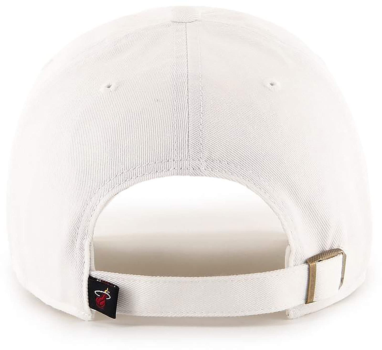 '47 Miami Heat Clean Up Adjustable Strapback White Hat