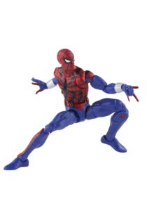 spider-man marvel legends series 6-inch ben reilly action figure toy, includes 5 accessories: 4 alternate hands, 1 web line fx