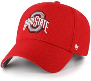 '47 ohio state buckeys mvp adjustable red hat