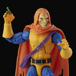 Spider-Man Marvel Legends Series 6-inch Hobgoblin Action Figure Toy, Toy Biz Inspired Design, includes 3 Accessories: Glider, Pumpkin Bomb, Satchel