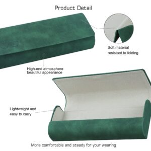 VisionGlobal Hard Shell Eyeglass Case for Eyeglasses and Sunglasses for Men/Women and Kids