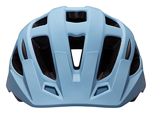 Schwinn Halcyon ERT Bike Helmet for Youth Boys Girls, Ages 8 to 14, Can Fit Head Circumference 54-58 cm, 19 Vents, Removeable Visor, Adjustable Fit, Medium Blue