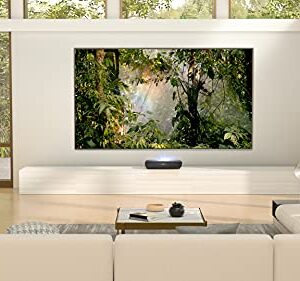 Hisense 100L9G-CINE100A 4K UHD Laser TV, Triple-Laser UST Ultra Short Throw Projector with 100" ALR Screen, 3000 Lumens, Android TV, HDR10, 40W Dolby Atmos, Built-in Alexa and Google Assistant