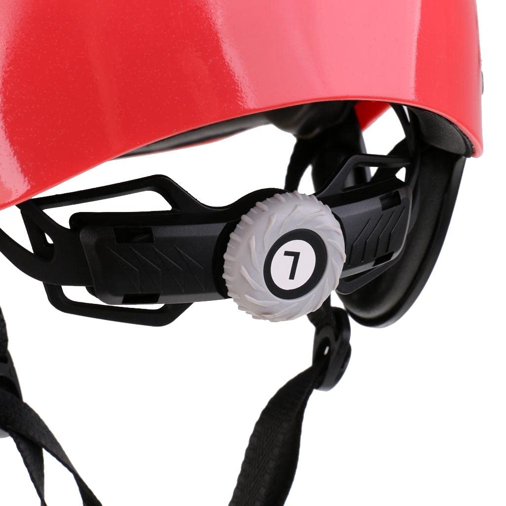 Unknown Professional Adjustable Water Sports Safety Helmet Kayak Canoe Sailing Surfing Hard, Red