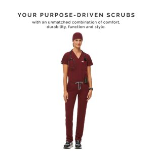 FIGS Unisex Modern Classic Scrub Cap - Burgundy, One Size