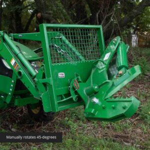 Titan Attachments 12" Rotating Tree Shear Attachment 5" Cylinder for JD Hook and Pin Loaders