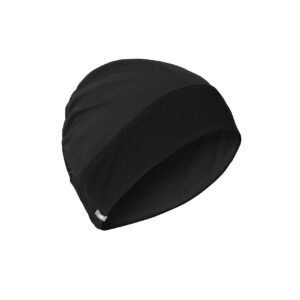 figs modern expandable unisex scrub cap for women and men - black, one size