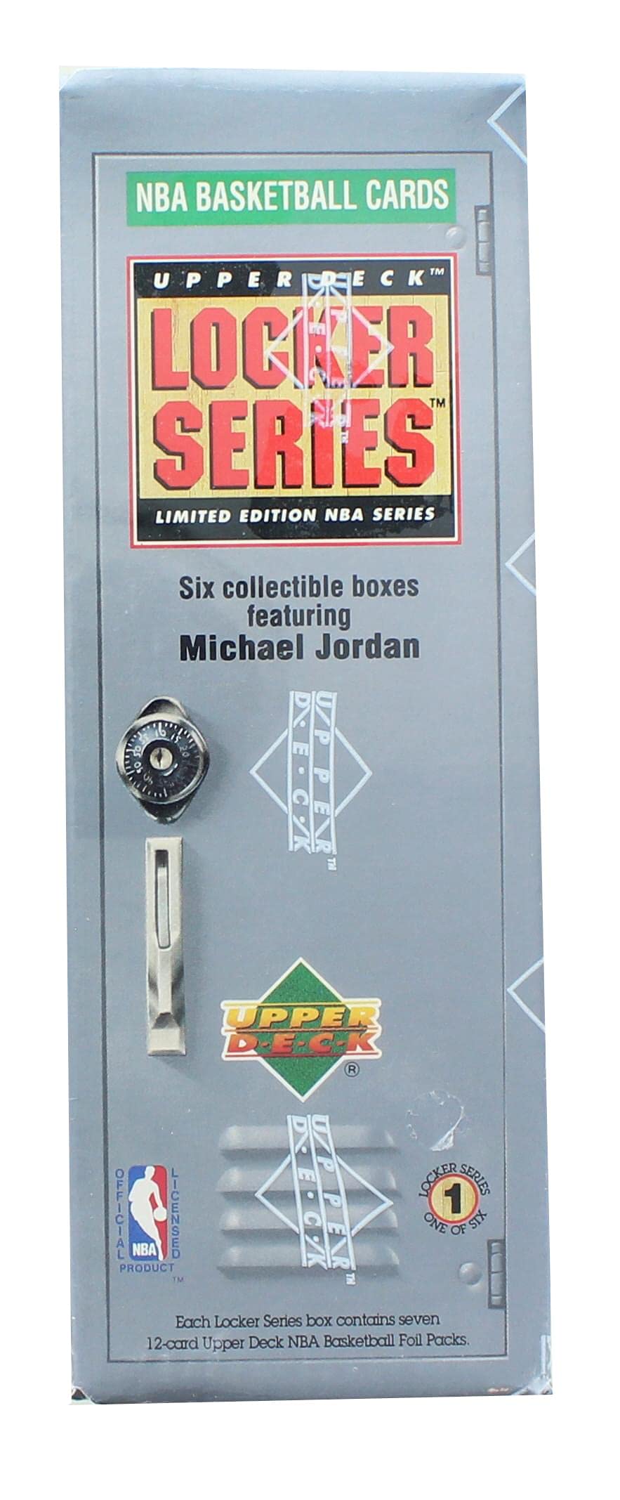 NBA 1991-92 Upper Deck Basketball Sealed Michael Jordan Locker Box | 7 Packs