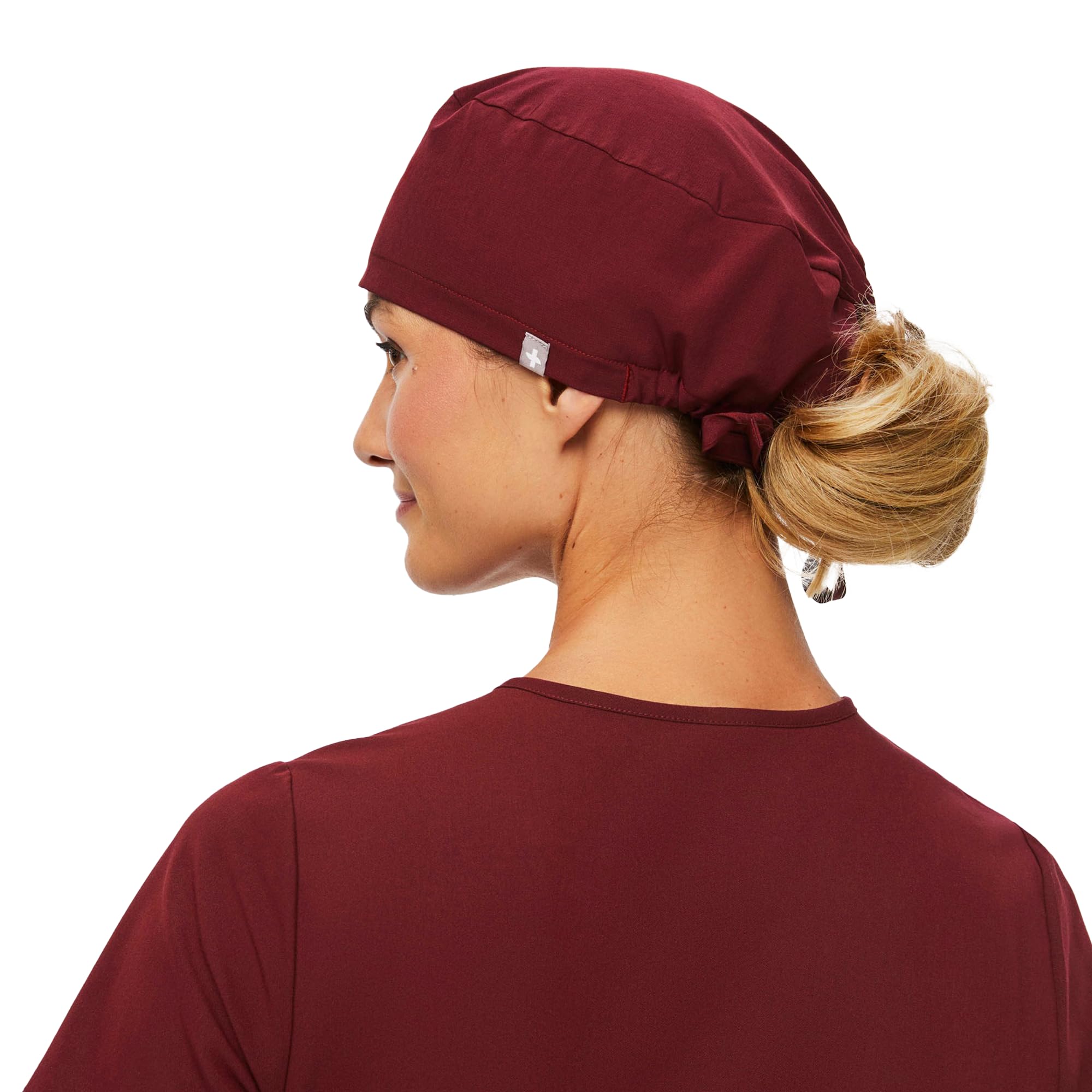 FIGS Unisex Modern Classic Scrub Cap - Burgundy, One Size