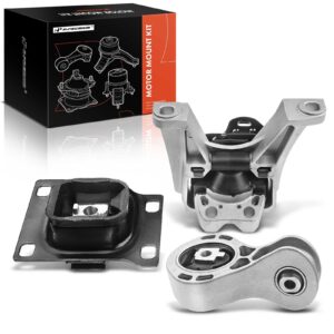 a-premium 3pcs engine motor mount transmission mount and torque strut mount kit compatible with ford focus 2008 2009 2010 2011, automatic transmission, replace# 8s4z6068a, 5s4z6038cb