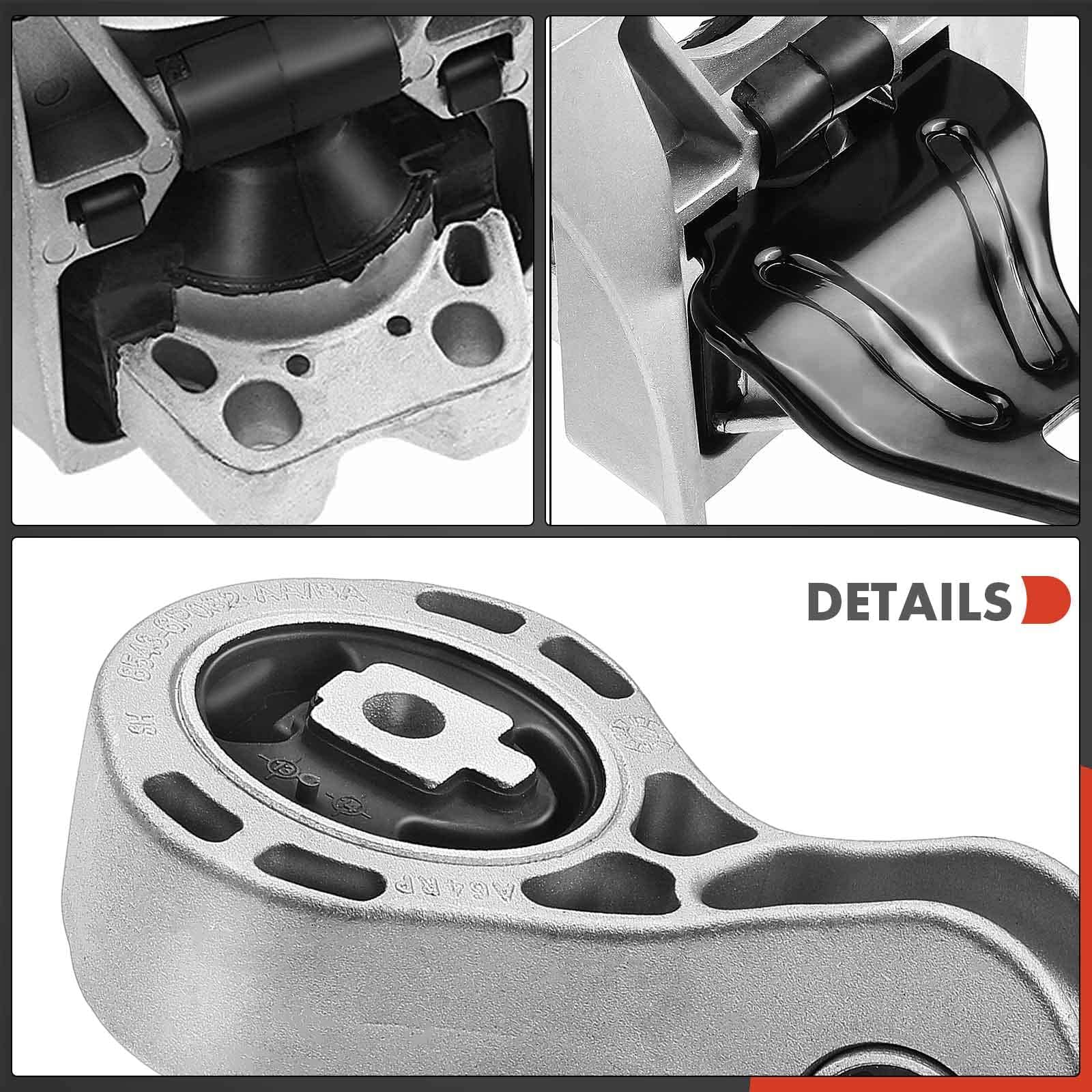 A-Premium 3PCS Engine Motor Mount Transmission Mount and Torque Strut Mount Kit Compatible with Ford Focus 2008 2009 2010 2011, Automatic Transmission, Replace# 8S4Z6068A, 5S4Z6038CB