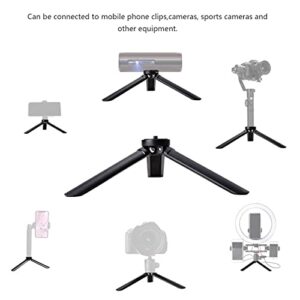 SALUTUY Action Camera Stand, Easy to Store Non Slip Compact Aluminium Alloy Desktop Tripod for Outdoor Shooting for Cameras