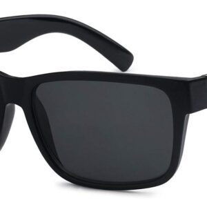 LOCS Hardcore Shades 2 Pack CLASSIC LOCS Black Sunglasses | Mens Gangster Rectangular Cholo Lowrider Shades, 91055 + 91070